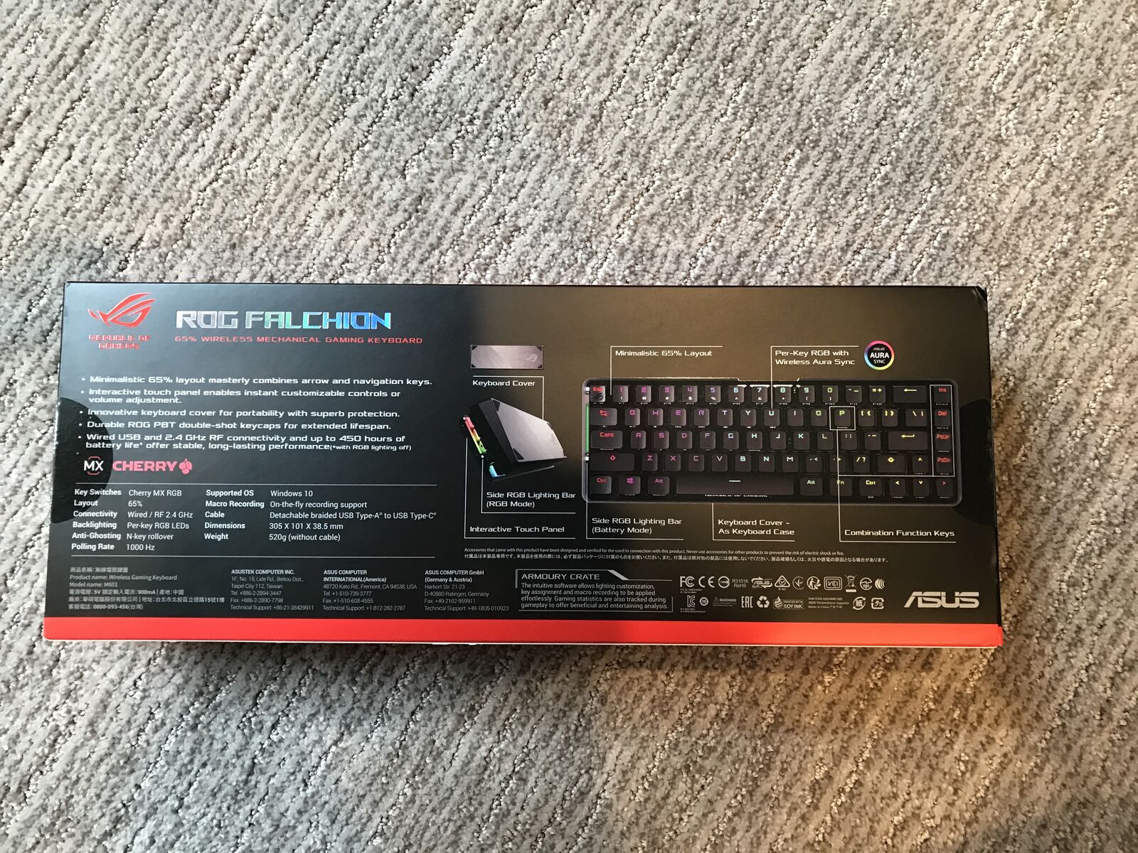 Wireless (65%) gaming keyboard Rod Falchion | Desktop Hardware and ...