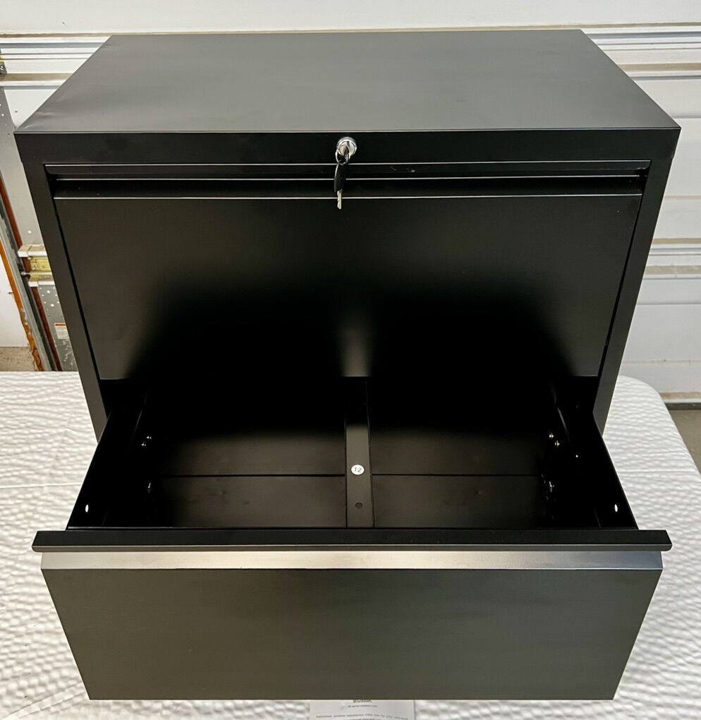 2 Drawer Locking Lateral Cabinet - New (read desc) | Office Furniture ...