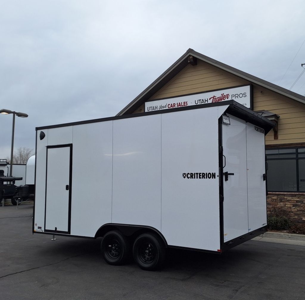 8x16 / 8.5x16 .080 aluminum exterior enclosed cargo trailer Criterion ...