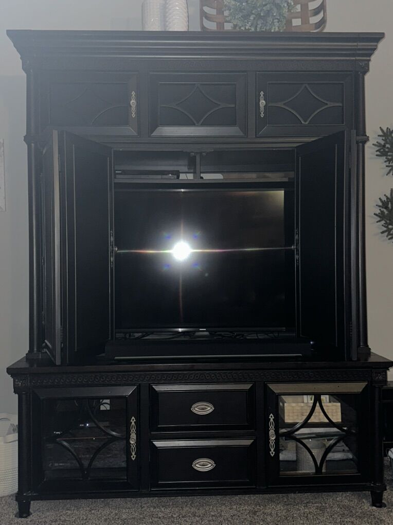 Solid Wood Aspen Entertainment Center | Entertainment Centers | KSL ...