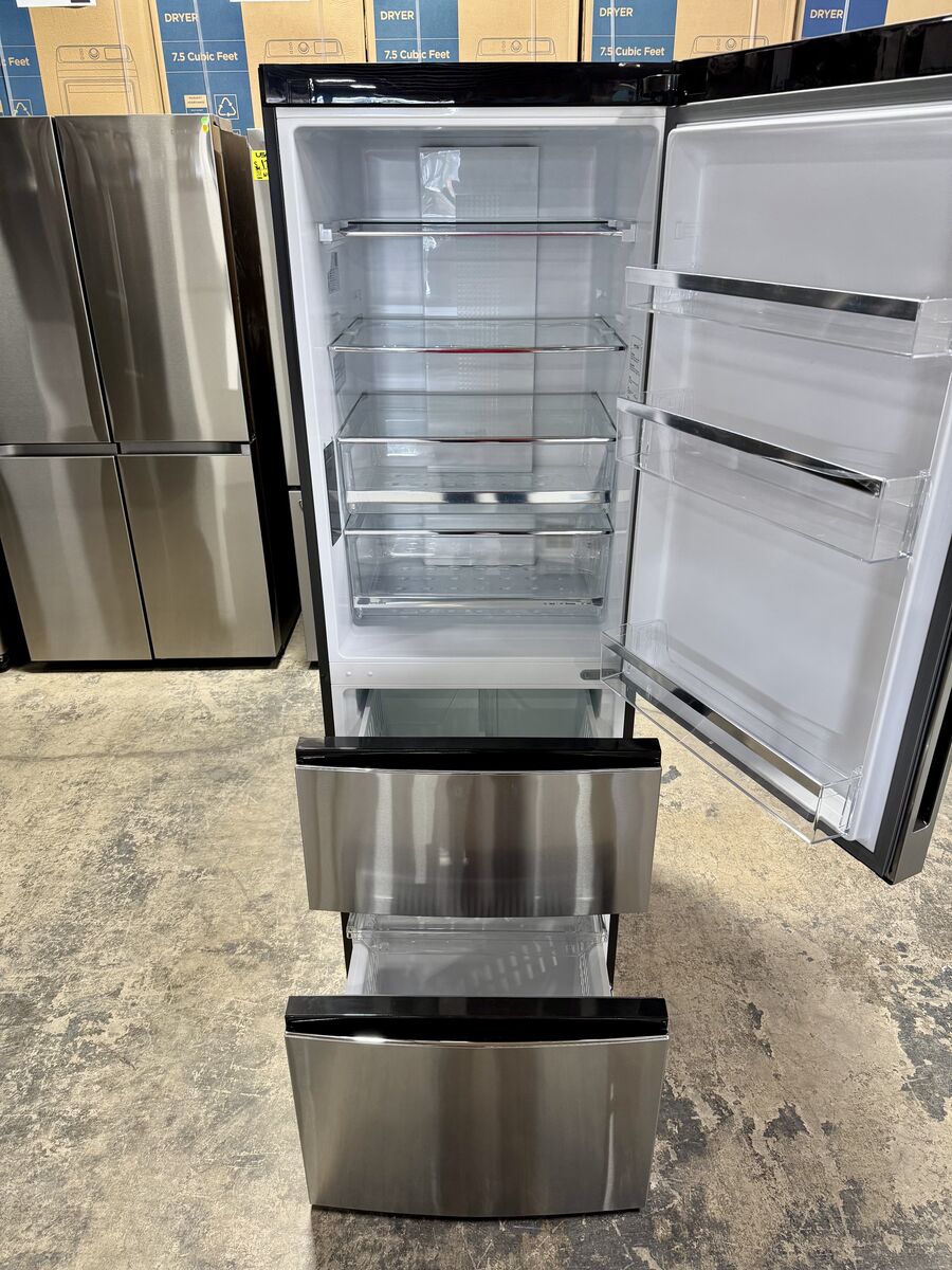 NEW GE 24 INCH COUNTER DEPTH BOTTOM FREEZER REFRIGERATOR ...