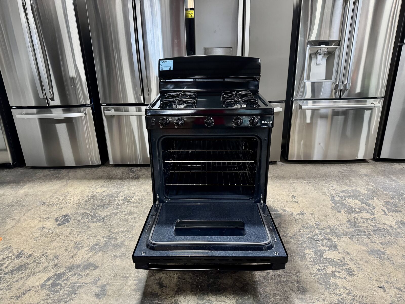 NEW HOTPOINT BLACK GAS RANGE | Stoves, Ranges and Ovens | KSL Classifieds