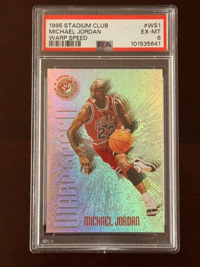 1995 STADIUM CLUB WARP SPEED MICHAEL JORDAN | Trading Cards And ...