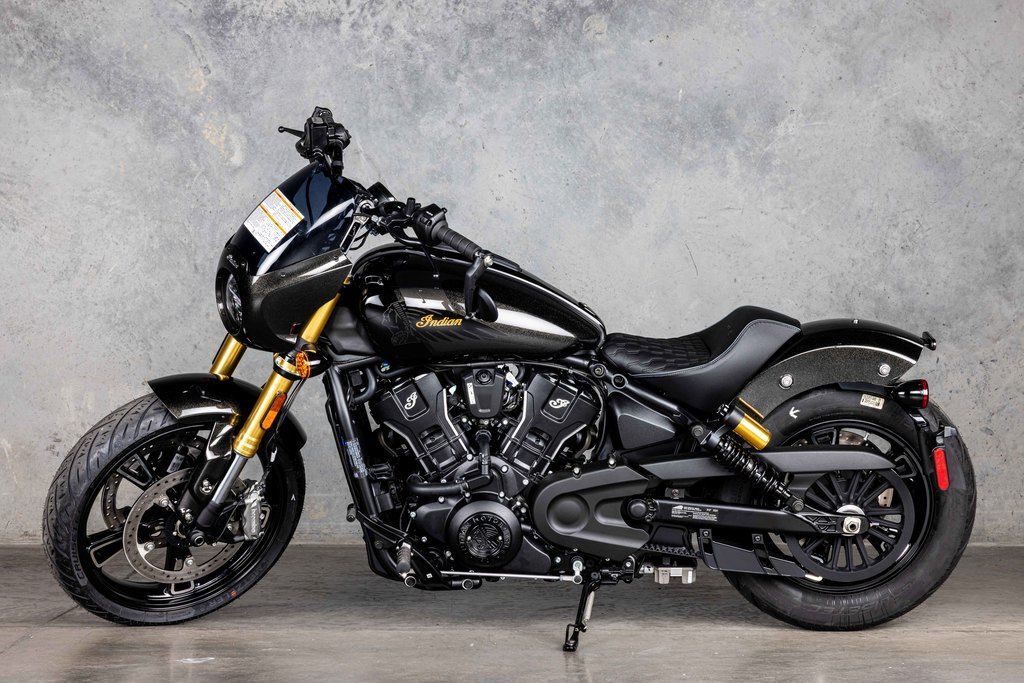 2026 Indian Motorcycle® 101 Scout® Black Crystal with Super Graphite ...
