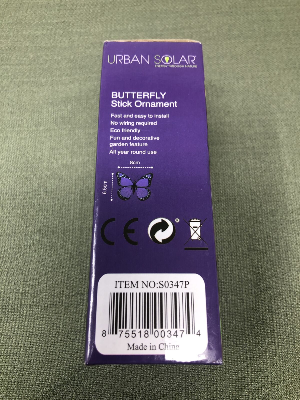 Urban Solar Butterfly Stick Ornament | Landscape and Yard Decorations ...