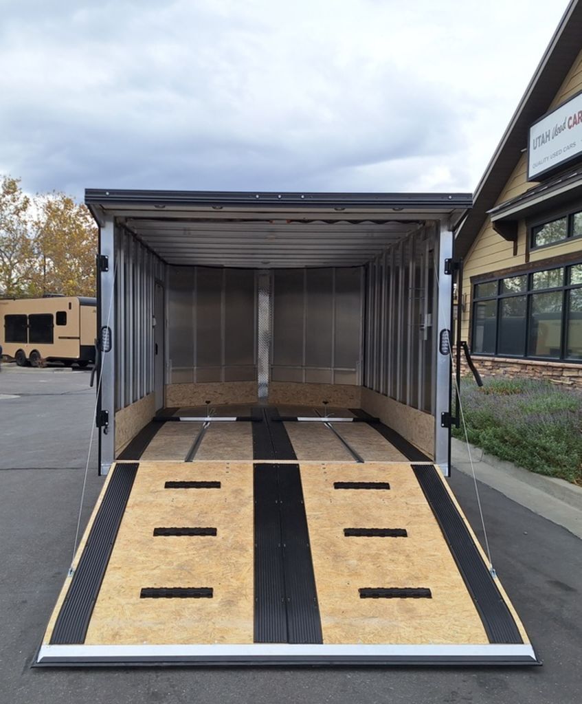 8x12 / 8.5x12 enclosed snowmobile trailer all aluminum High Country ...