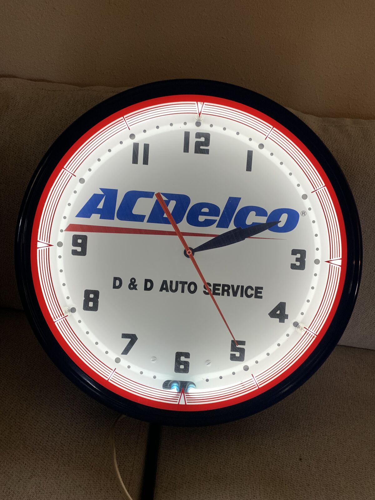 Large Vintage AC Delco Neon Lighted Adv… | General | ksl.com