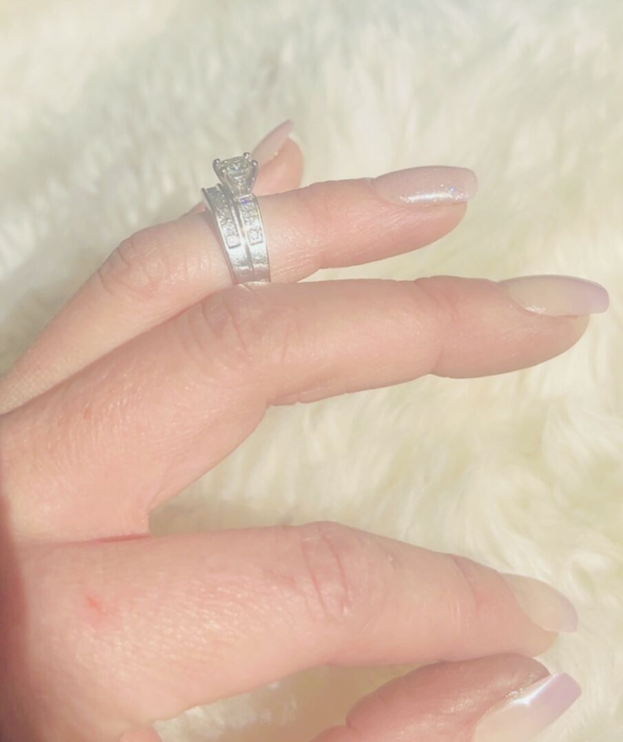 14K White Gold Diamond Wedding Set – 1.84 CT – Appraised $8,200 ...