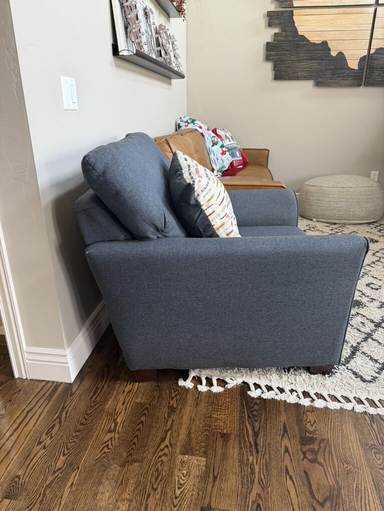 2 Blue Fabric Accent Chairs | Chairs | KSL Classifieds