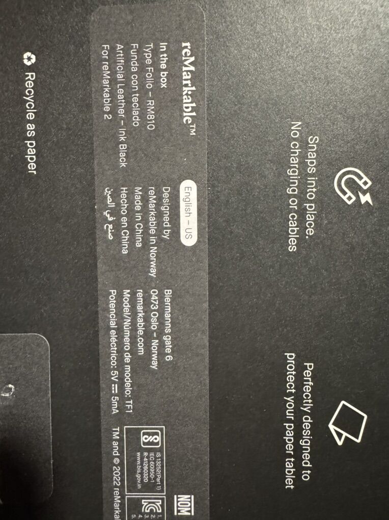 Remarkable 2 Type Folio Keyboard For rM 2 | Tablets | KSL Classifieds