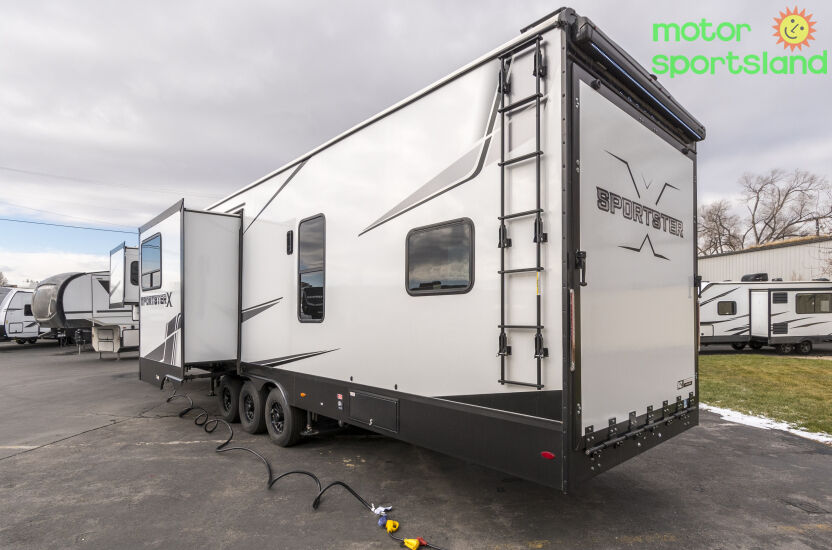 2025 Kzrv Sportster 3914X Toy Hauler Garage Rear Living Room U-Shaped ...