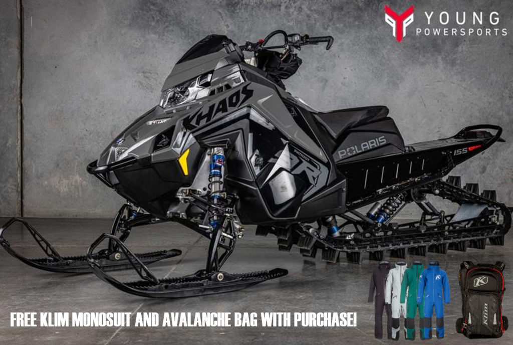 2025 Polaris® 9R RMK KHAOS 155 Shadow Gray / Gloss Black | Snowmobiles ...