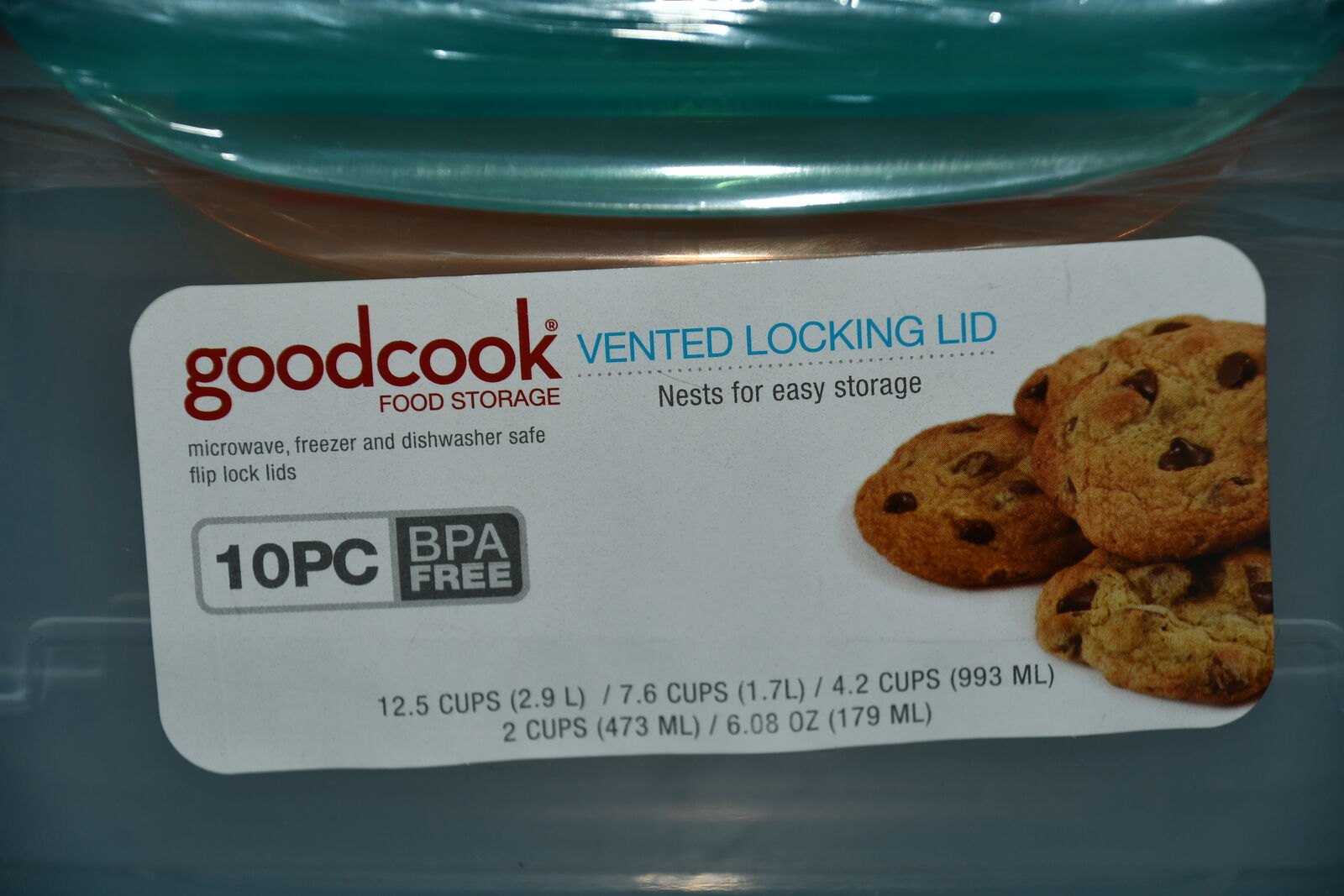 NEW, SEALED 20 PIECE SET "10 CONTAINERS & 10 LIDS" ~ ASSORTED SIZES ...