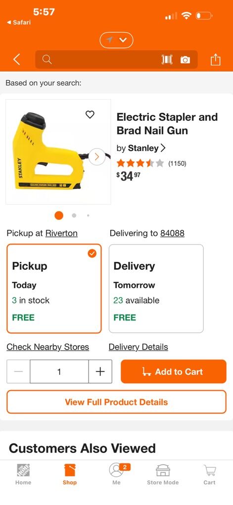 Stanley Electric Brad Nailer And Staple Gun | Power and Hand Tools ...