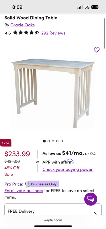 Solid Wood Dining Room Table and 4 Chairs | Dining Tables | KSL Classifieds