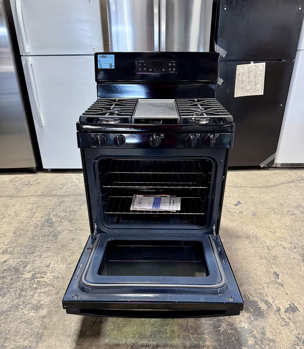 NEW BLACK GE FREESTANDING GAS RANGE | Stoves, Ranges and Ovens | KSL ...