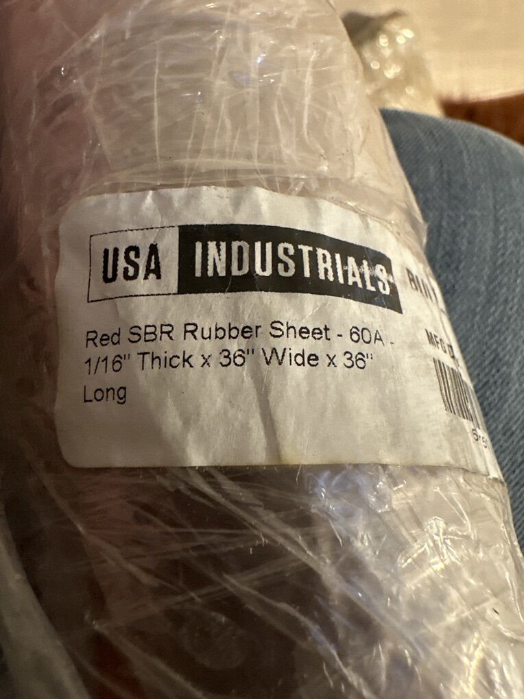 36x36 Red Rubber Sheet | Flooring | KSL Classifieds