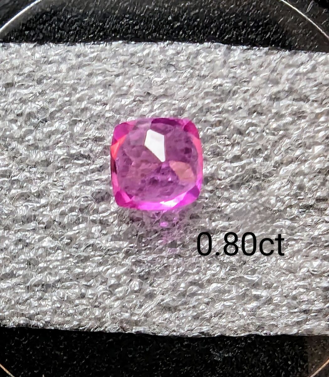 0.80ct square cushion cut red beryl gemstone | Jewelry, Gems, & Watches ...