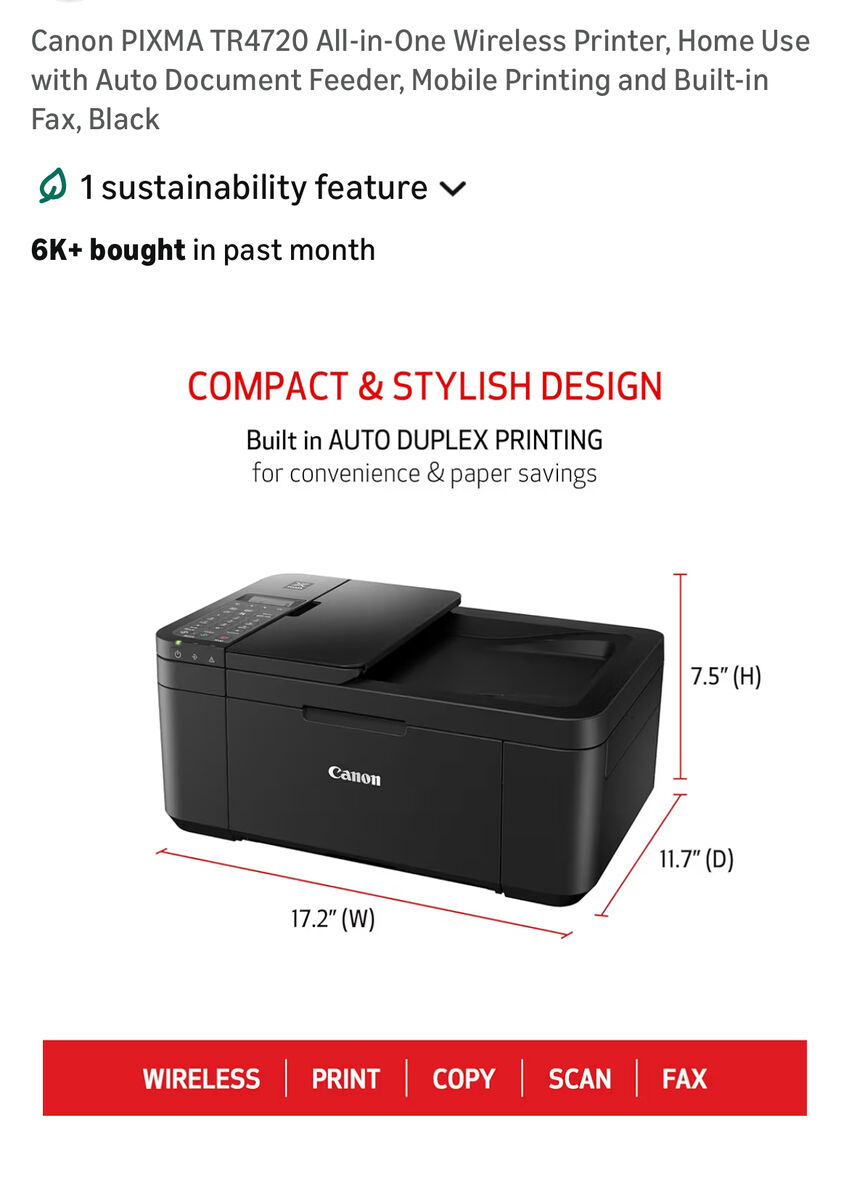 Canon Pixma wireless printer scanner copy machine | Printers | KSL ...
