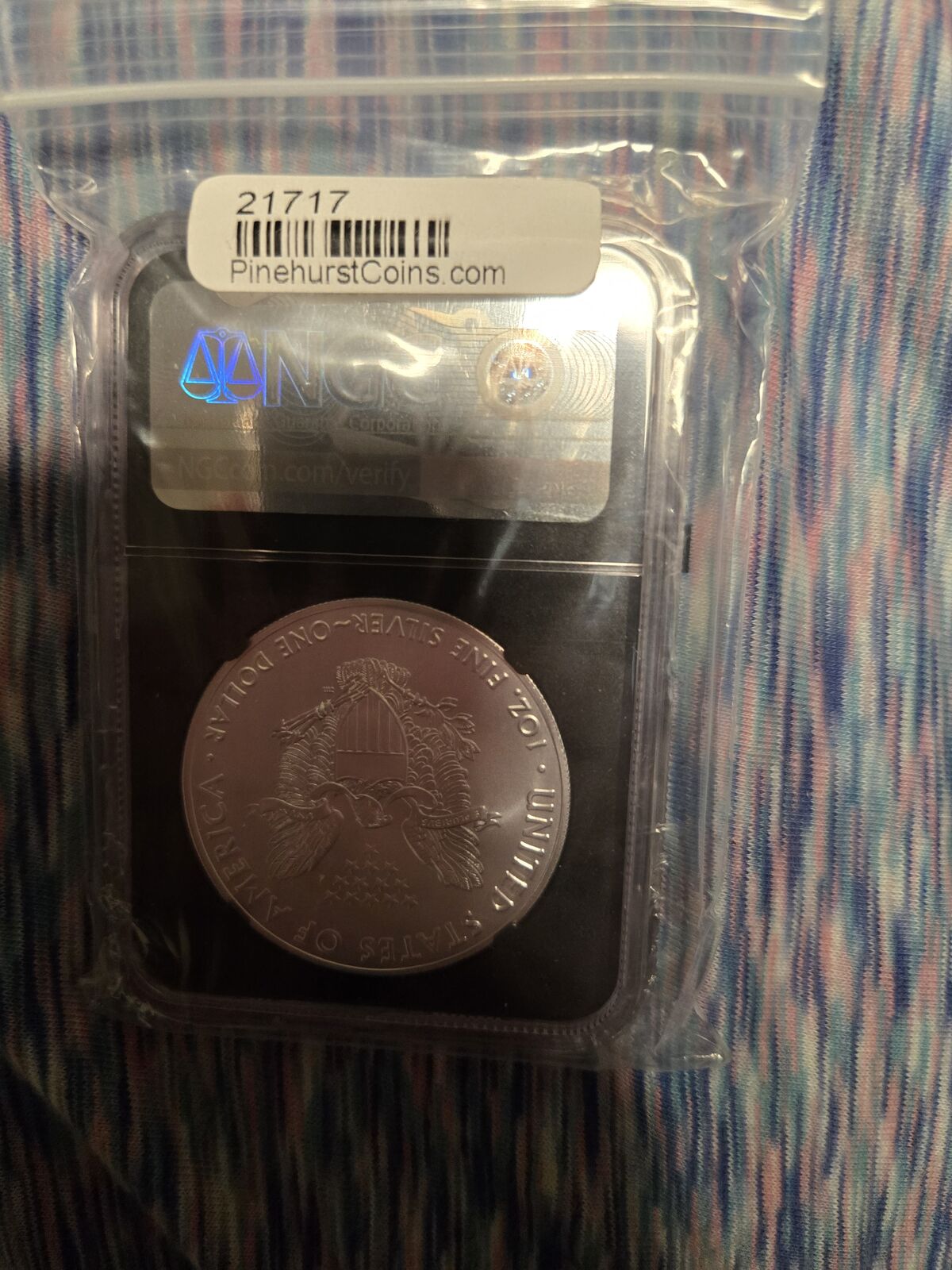 Very hard to find in black slab miniscule mintage silver eagle ms70 ...