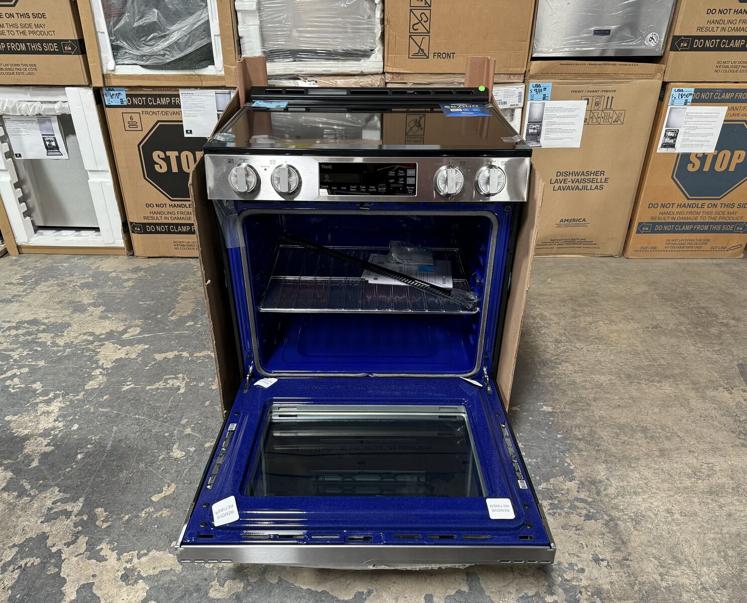 LG ELECTRIC SMART RANGE WITH TRUE CONVECTION AND AIRFRY | Stoves ...