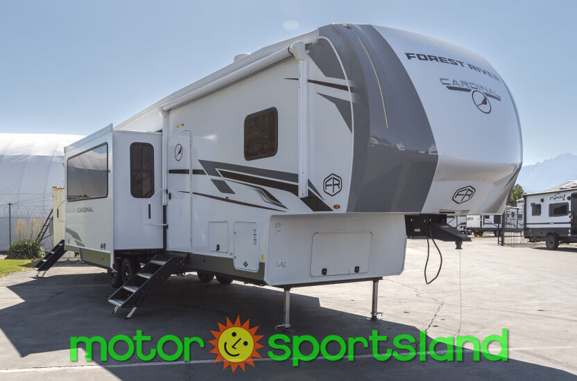 2025 Forest River Cardinal 35 FUN Rear Living Room | Travel Trailers ...