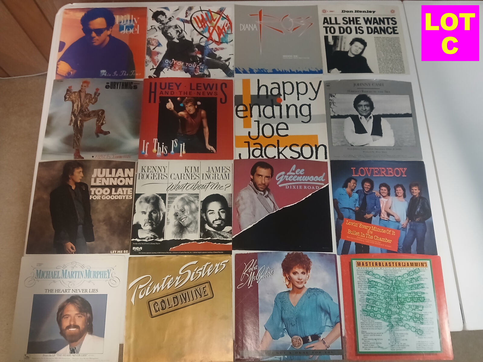 Lot of 16 EMPTY Picture Sleeve 45RPM 7" NO VINYL RECORD Art Craft ...