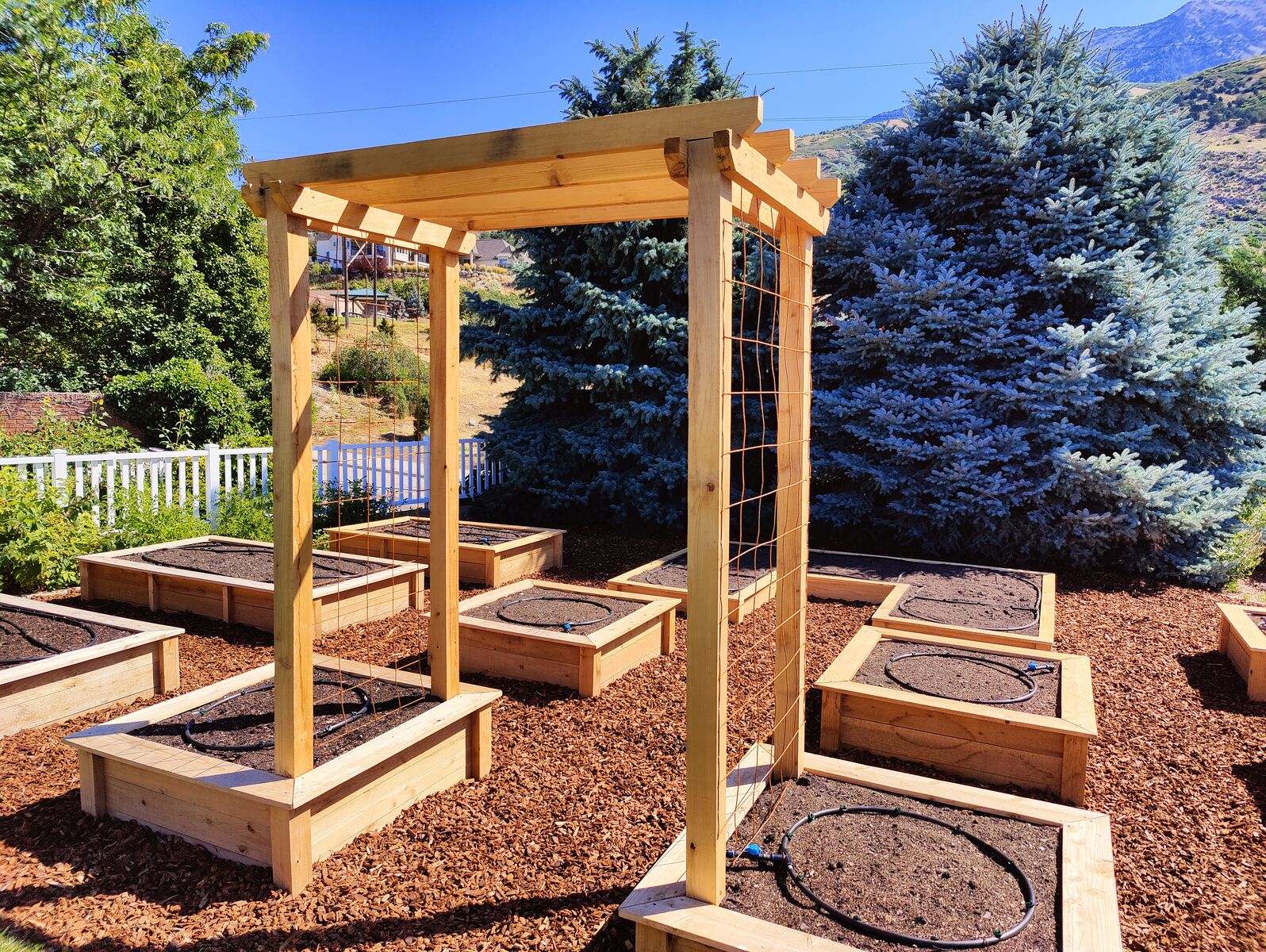Cedar Raised Bed Garden Boxes Grow Box Planter Available with Drips ...
