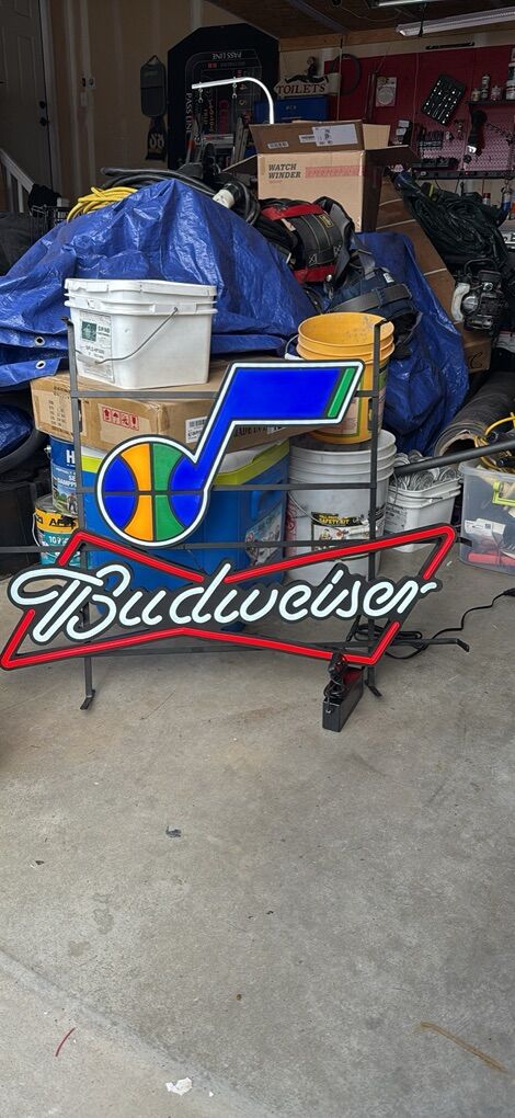 Jazz/ Budwiser Neon light | Collectibles | KSL Classifieds