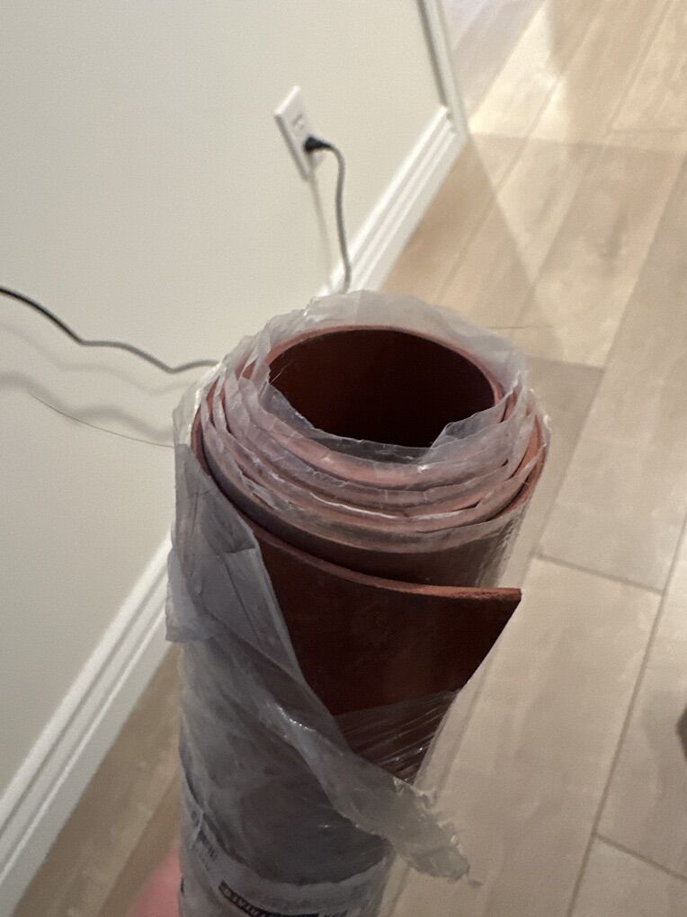 36x36 Red Rubber Sheet | Flooring | KSL Classifieds