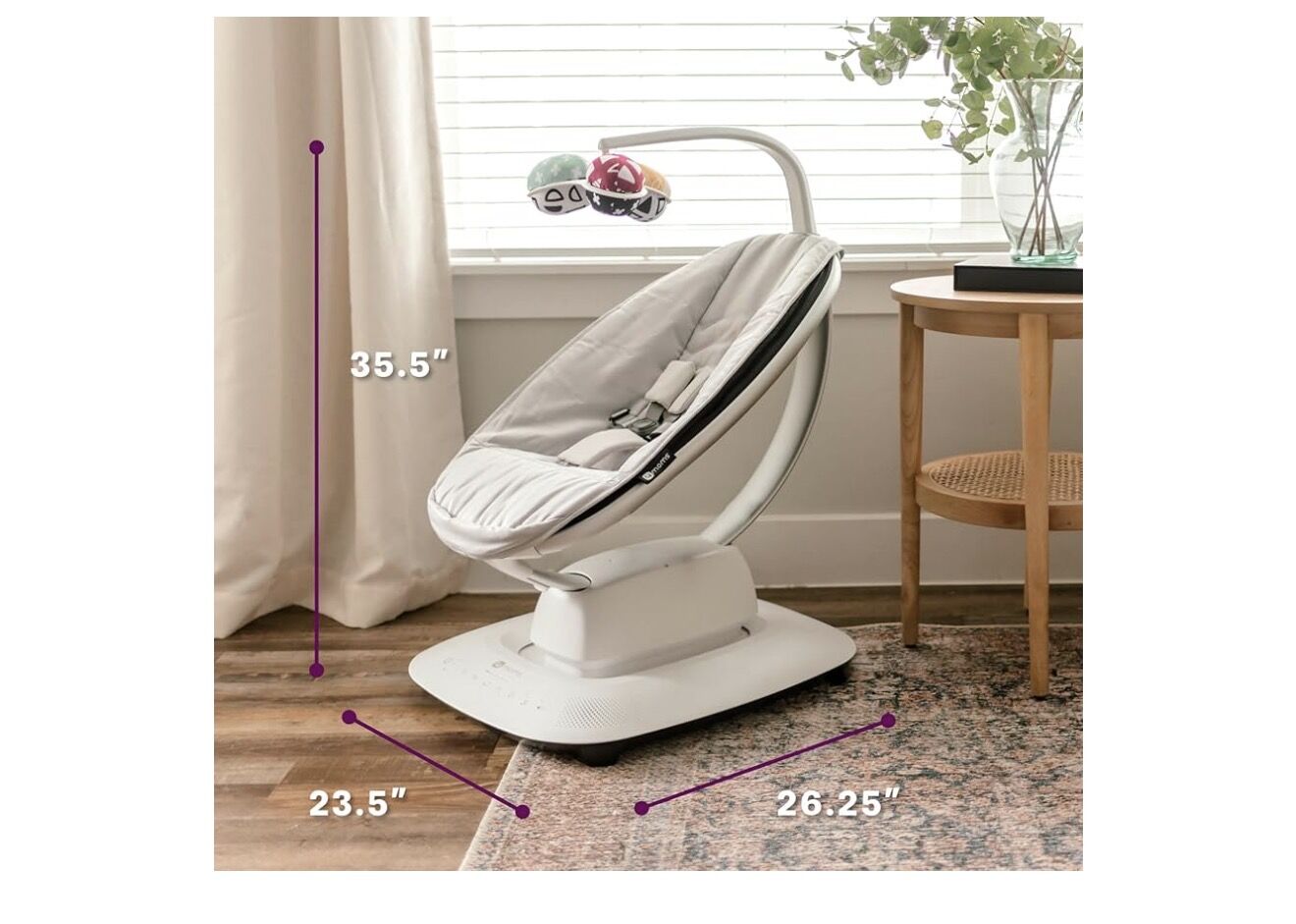 4moms MamaRoo Multi-Motion Baby Swing, Bluetooth Enabled with 5 Unique ...