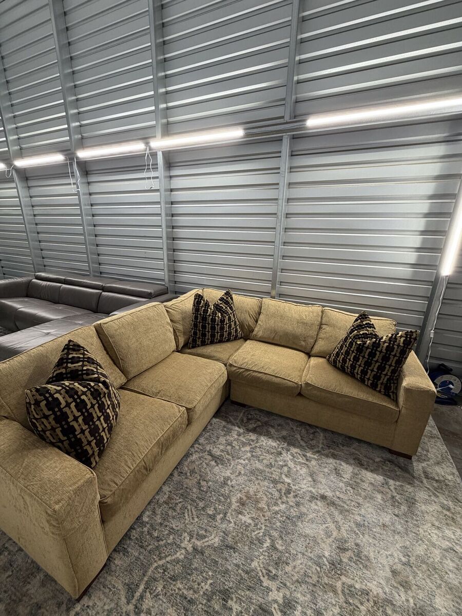 ️ MOVE-OUT BUSINESS SALE — ETHAN ALLEN FEATHERBLEND SECTIONAL ...