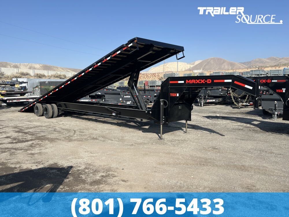 Maxx-D TDX 8.5x40 ft Full Power Tilt Trailer 30K GVWR 15K Axles, HDSS ...
