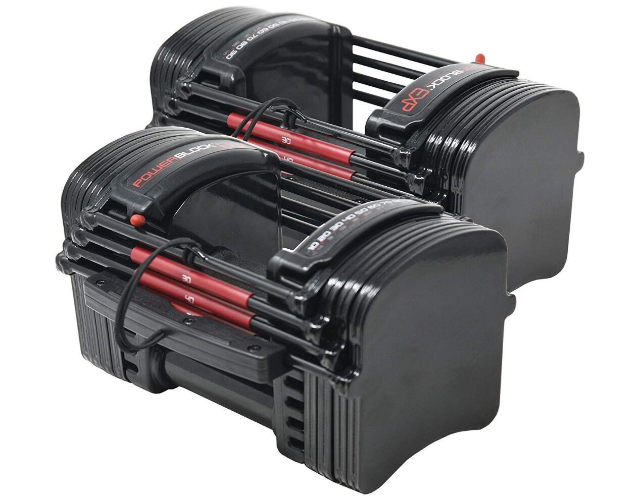 NEW in Box PowerBlock EXP 5-50 lbs Adjustable Dumbbells Retail $410 ...