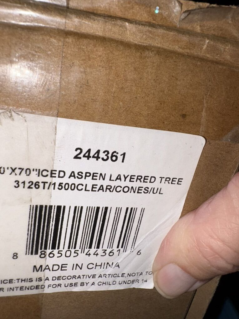 10 Ft Christmas tree - Aspen Layered | Seasonal\Holiday Decorations ...