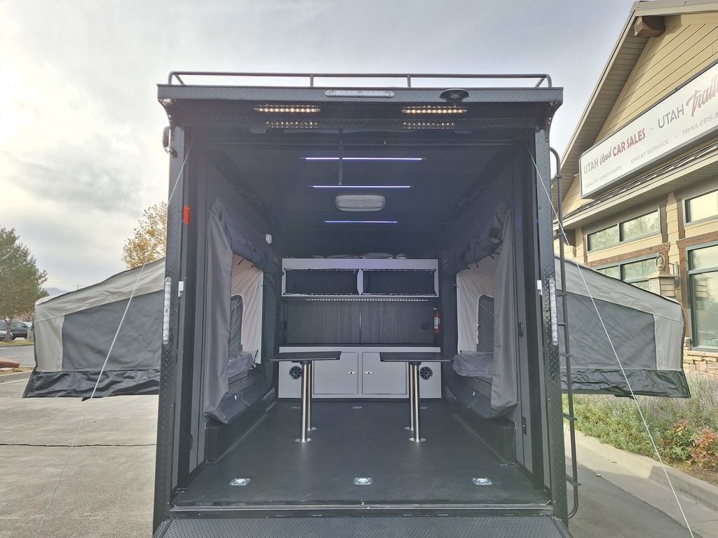 7x14 / 7.5x14 Toy Hauler Travel Trailer Bumper Pull Camper Raynger 2026 ...