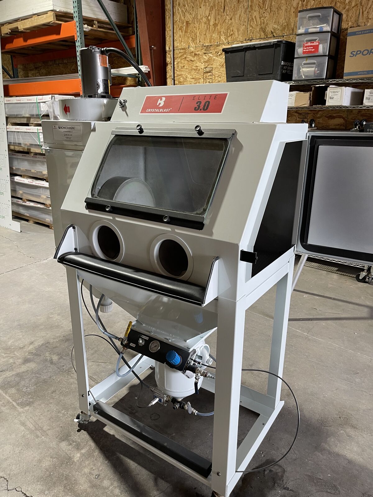 MBA CrystalBlast Elite Stage 3 Sand Blaster - Professional Etching ...