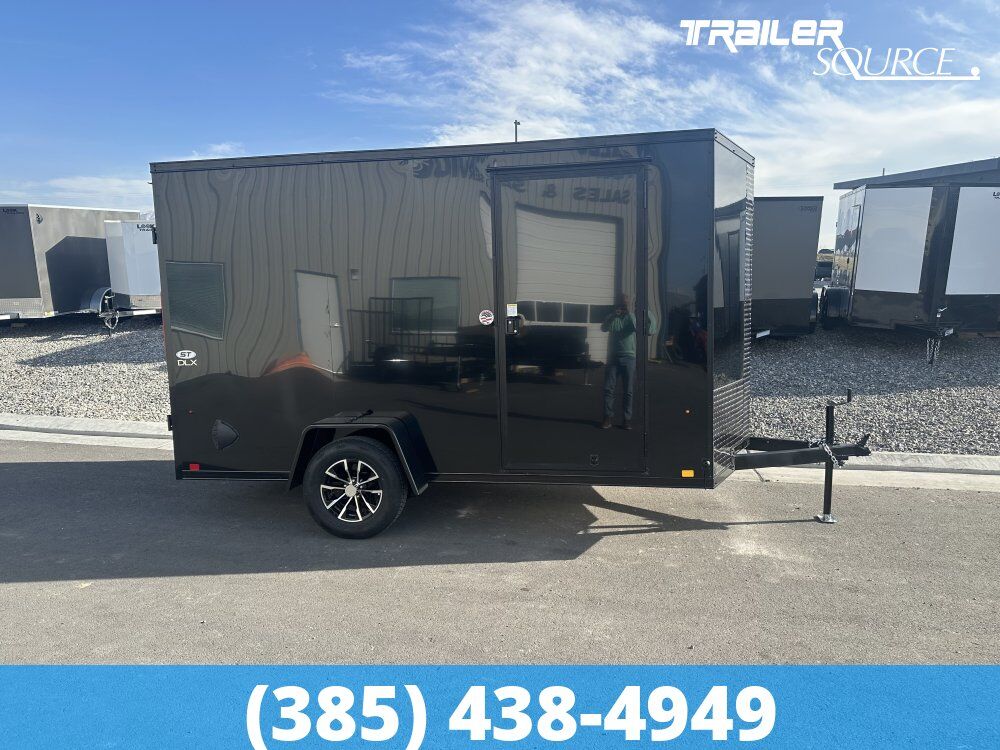 Look ST DLX 6x12 ft Enclosed Cargo Trailer 6'6" Height 3.5K GVWR .080 ...