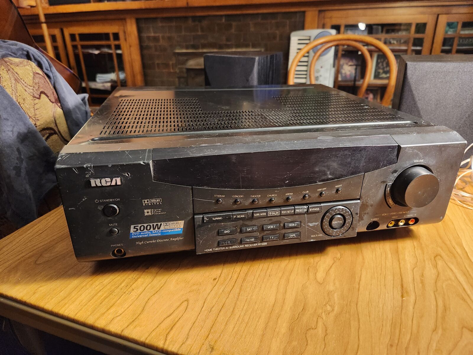 RCA stereo Receiver RT-2280, 6.1 Surround Sound, 1 digital optical port ...