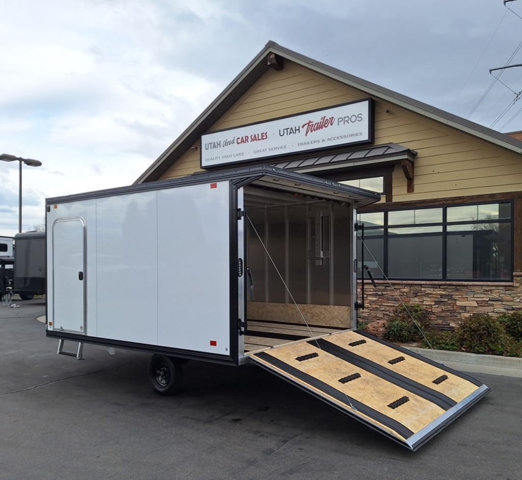 8x12 / 8.5x12 enclosed snowmobile trailer all aluminum High Country ...