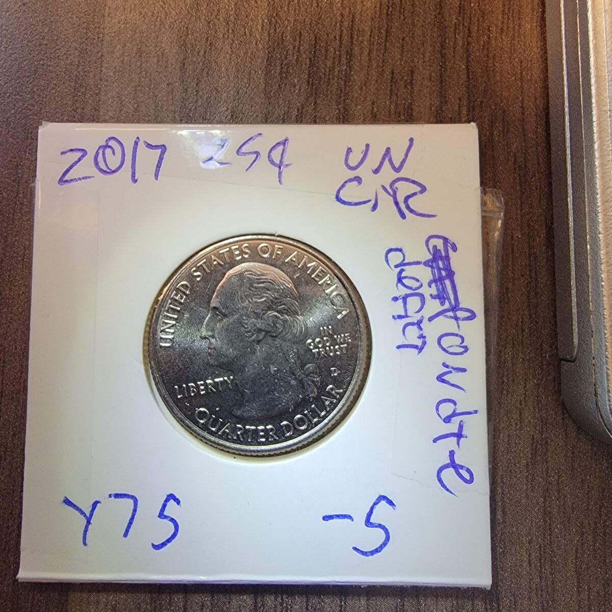 2017 ellis Islands quarter uncirculated defect. | Coins & Stamps | KSL ...