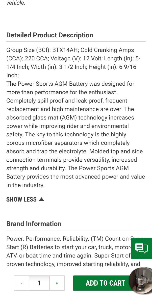 new never used powersport baytery | Motorcycles, Road Bike Parts | KSL ...