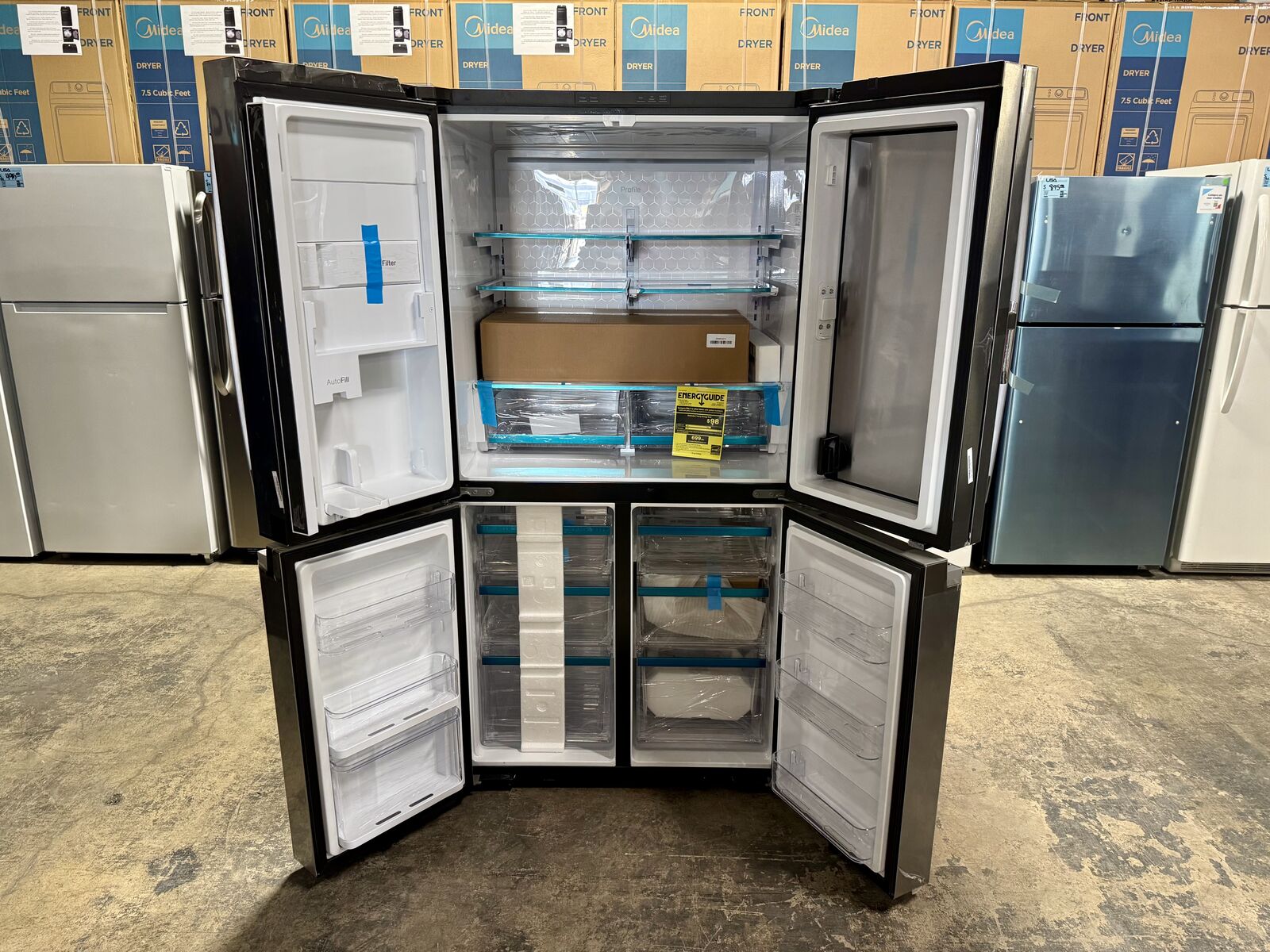 GE PROFILE STAINLESS STEEL REFRIGERATOR | Refrigerators & Freezers ...