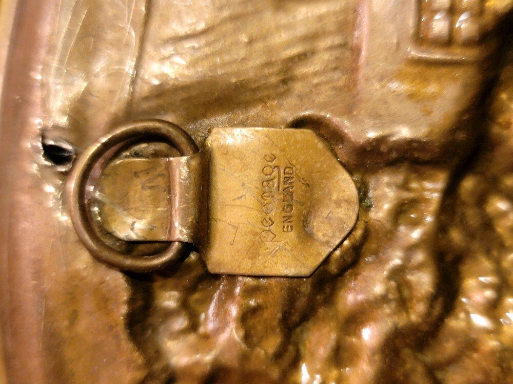 Vintage vintage English brass decorative plate | Collectibles | KSL ...