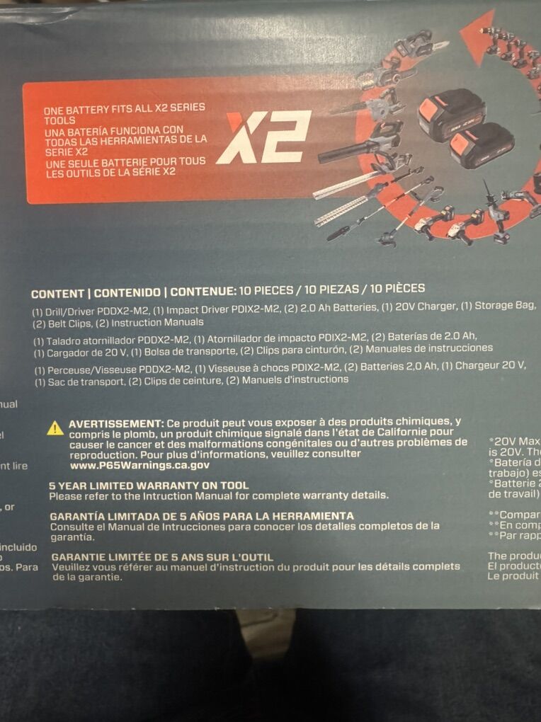 Senix 20V Brushless 2-Tool Combo Kit - New In Box | Power and Hand ...