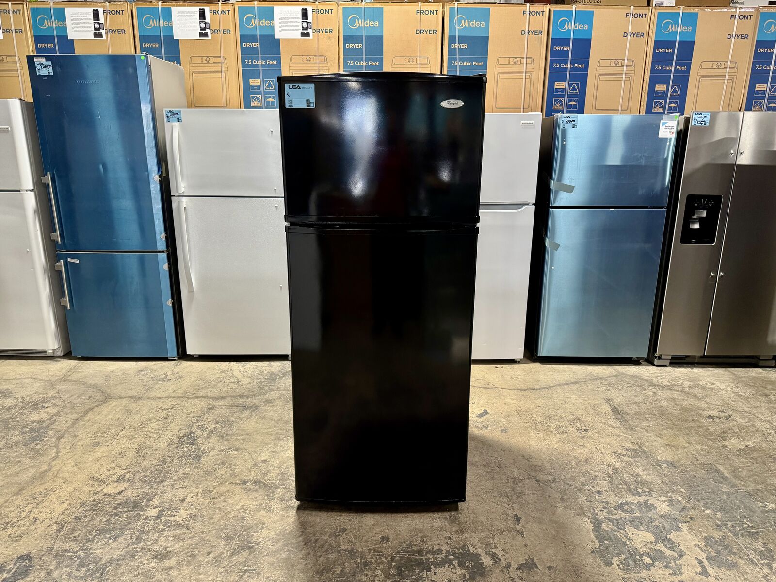 BLACK WHIRLPOOL REFRIGERATOR WITH WARRANTY | Refrigerators & Freezers ...