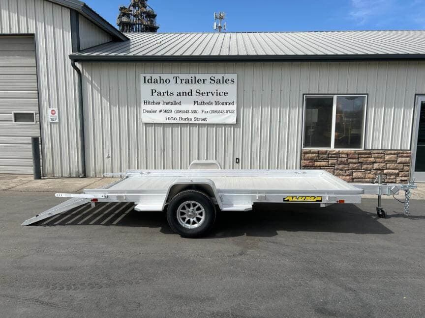 2026 Aluma 6812H-S-TG 69' x 12' 3' Aluminum Utility Trailer 3K Tailgate ...