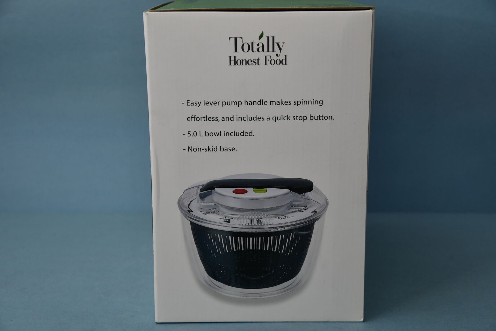 NIB "SALAD SPINNER" ~ FRUITS & VEGETABLES ~ NON SKID BASE ~ HANDLE ...