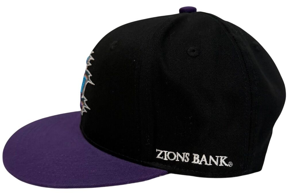 UT Jazz Retro SLC Logo Print Flat Brim Snapback | Men's Clothing | KSL ...