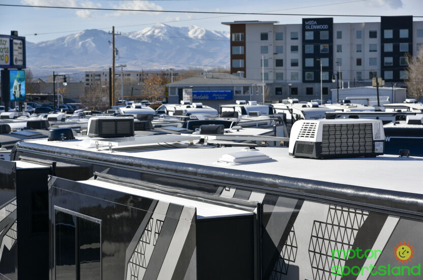 2026 Keystone Raptor 444 Toy Hauler Garage | Travel Trailers, Toy ...